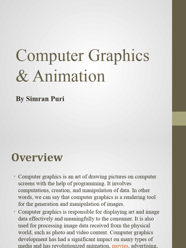 Understanding Computer Graphics Basics | PDF | Liquid Crystal Display | Computer Monitor