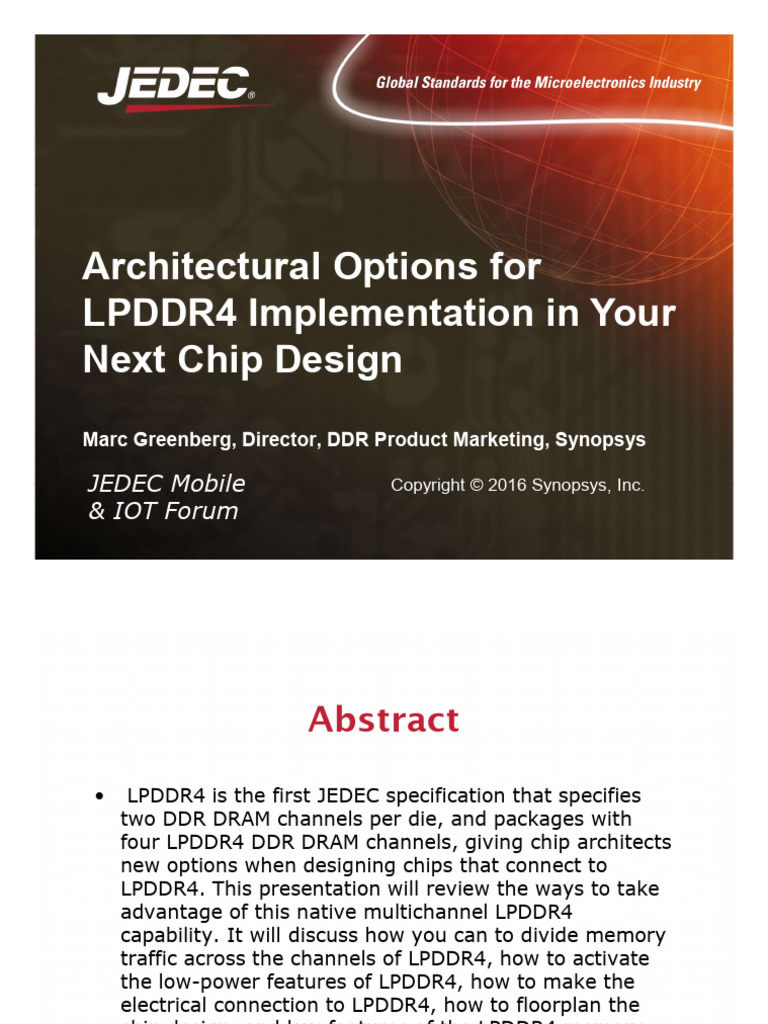 JEDEC | Download Free PDF | Dynamic Random Access Memory | Computer Engineering