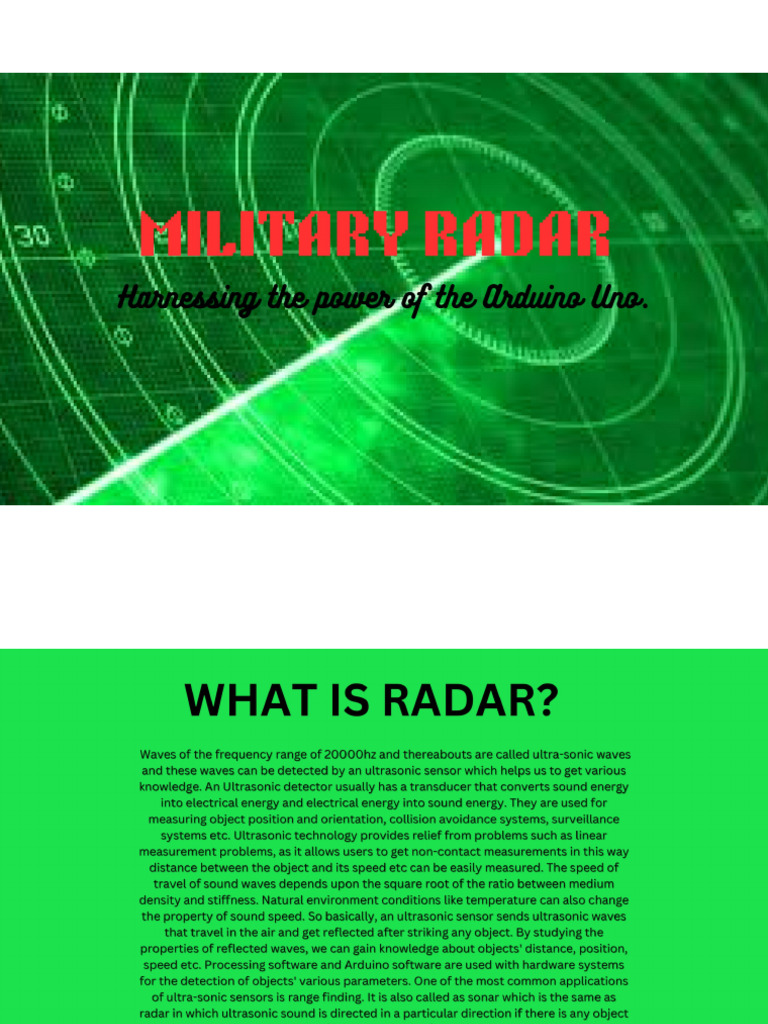 Military Radar | PDF