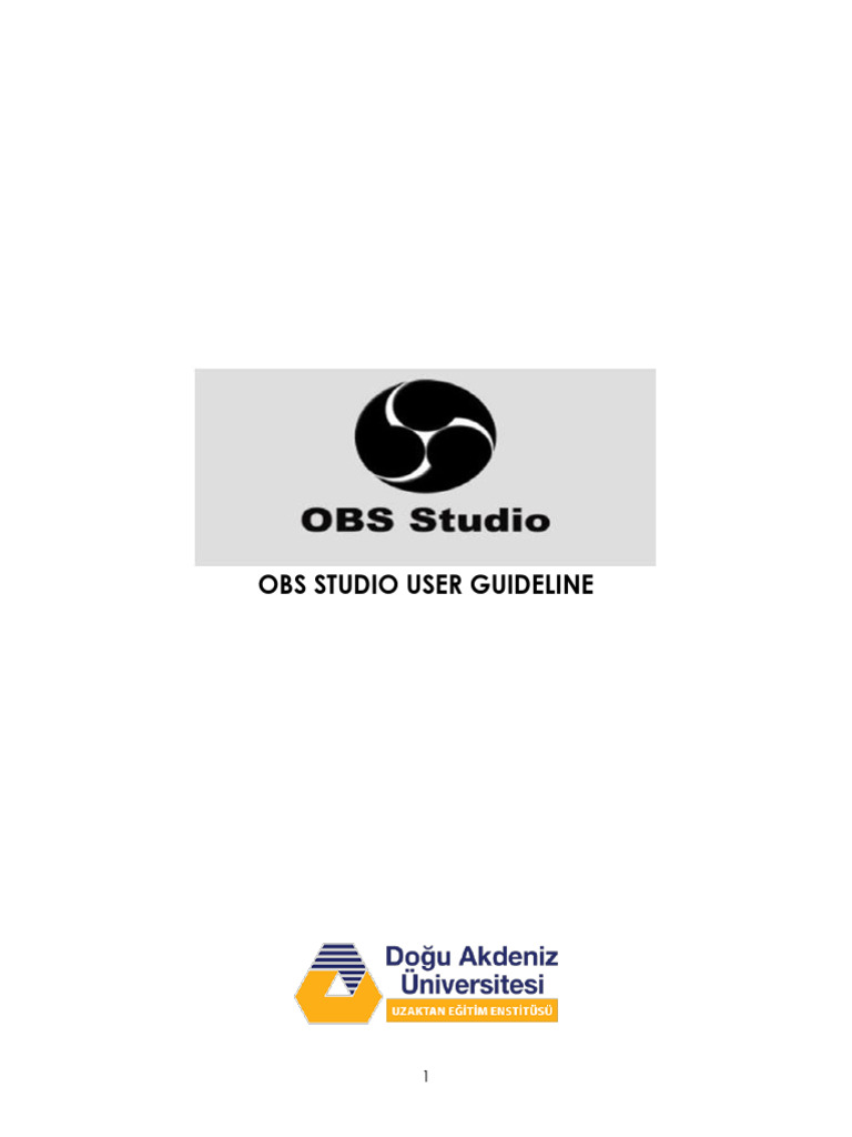 OBS_Studio_Guideline_EN | Download Free PDF | Operating System | Websites