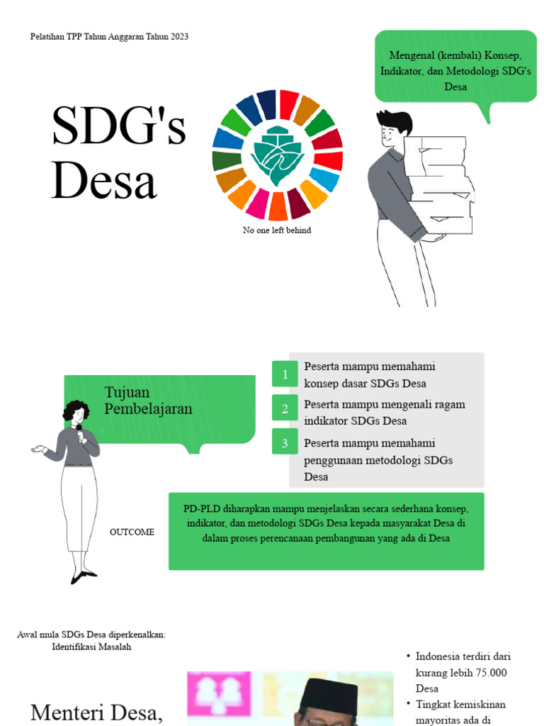 2.1. A Konsep, Metode, Dan Indikator Sdg's Desa | PDF | Ilmu Sosial