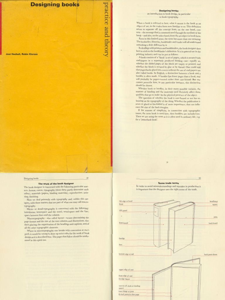 Jost Hochuli Robin Kinross Designing Books an Introduction 1996 | PDF