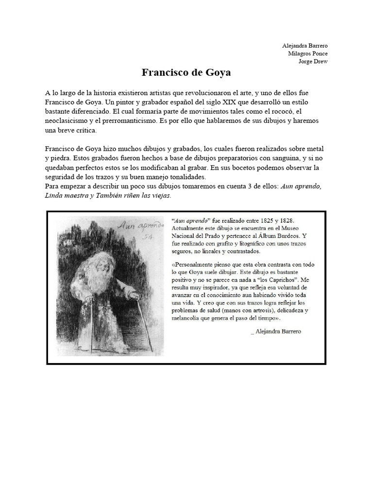 Francisco de Goya | PDF | Francisco Goya