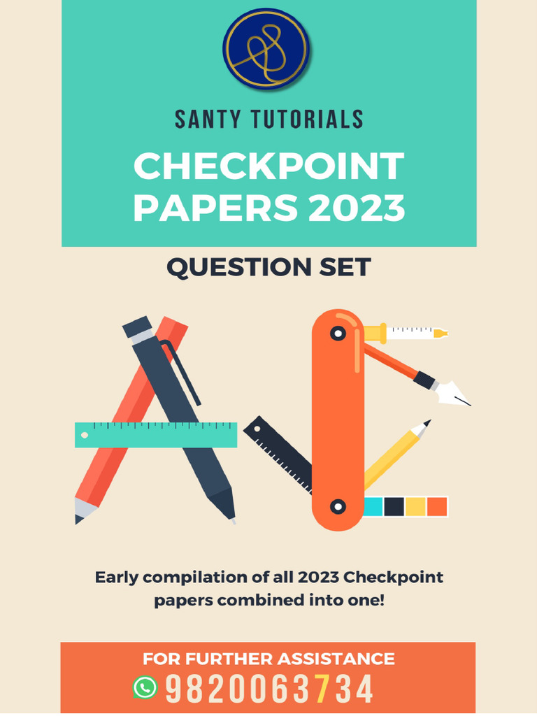 Checkpoint Question Set 2023 2 | Download Free PDF | Triangle | Area