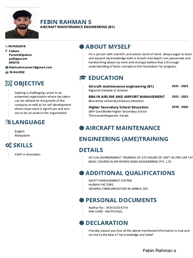 FEBIN RAHMAN S_21_05_2024_10_13_32_pm | Download Free PDF | Knowledge | Aviation