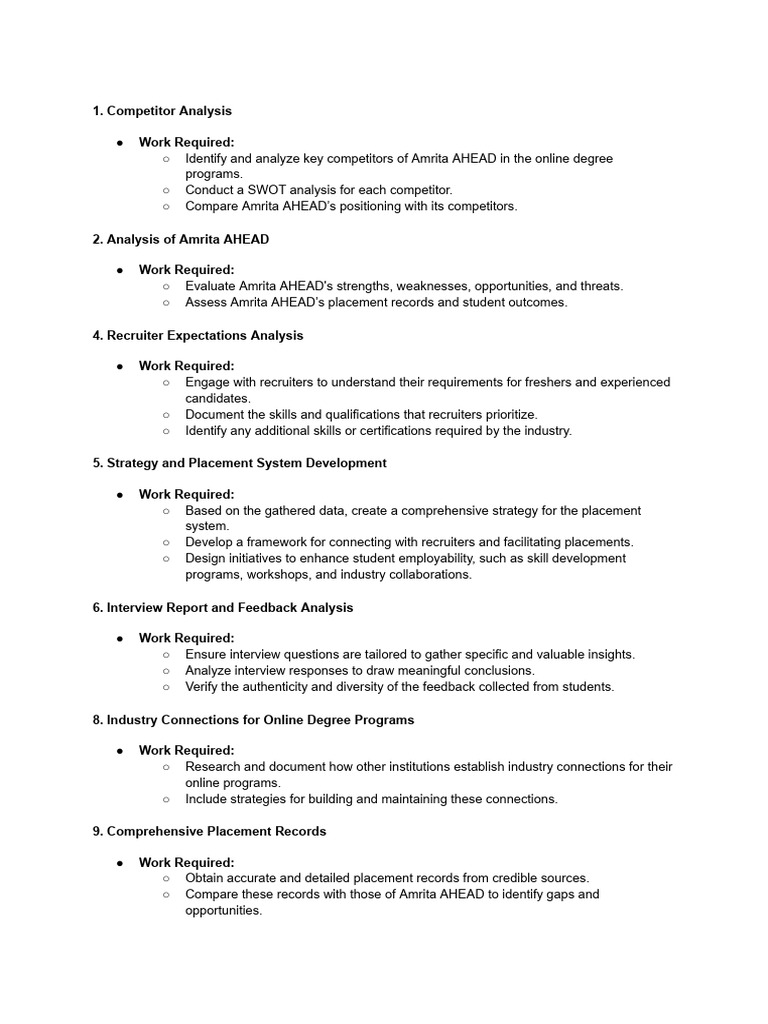 Webninjaz Competitor Analysis Report | PDF