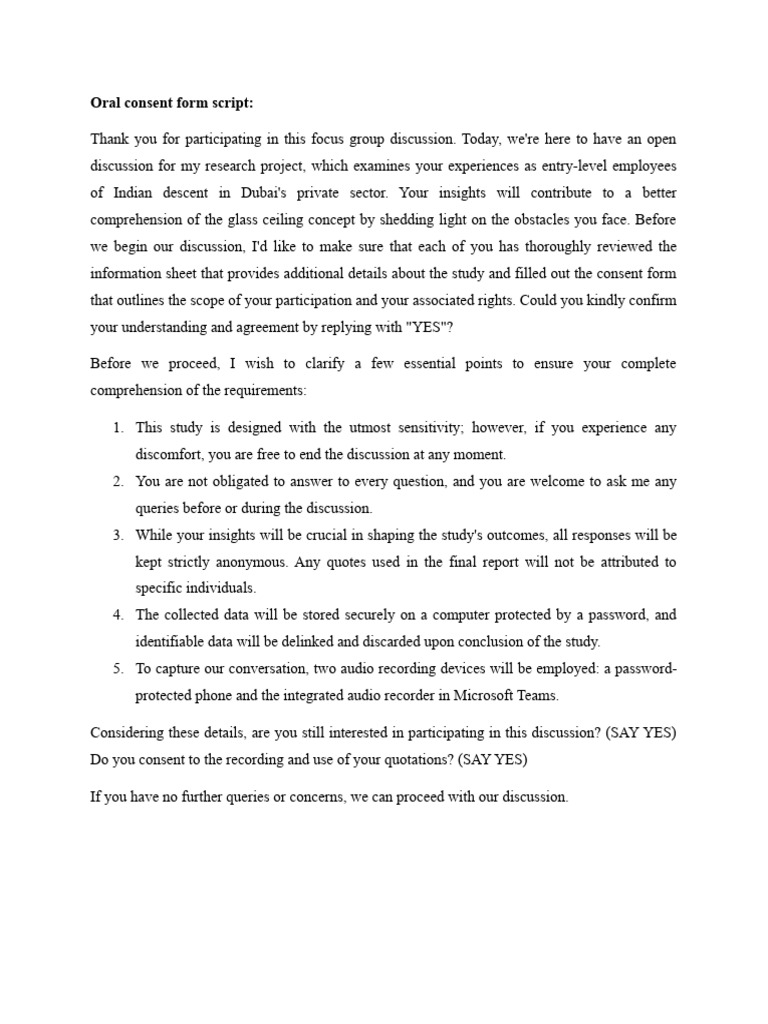 Forms Document | PDF | Focus Group | Data