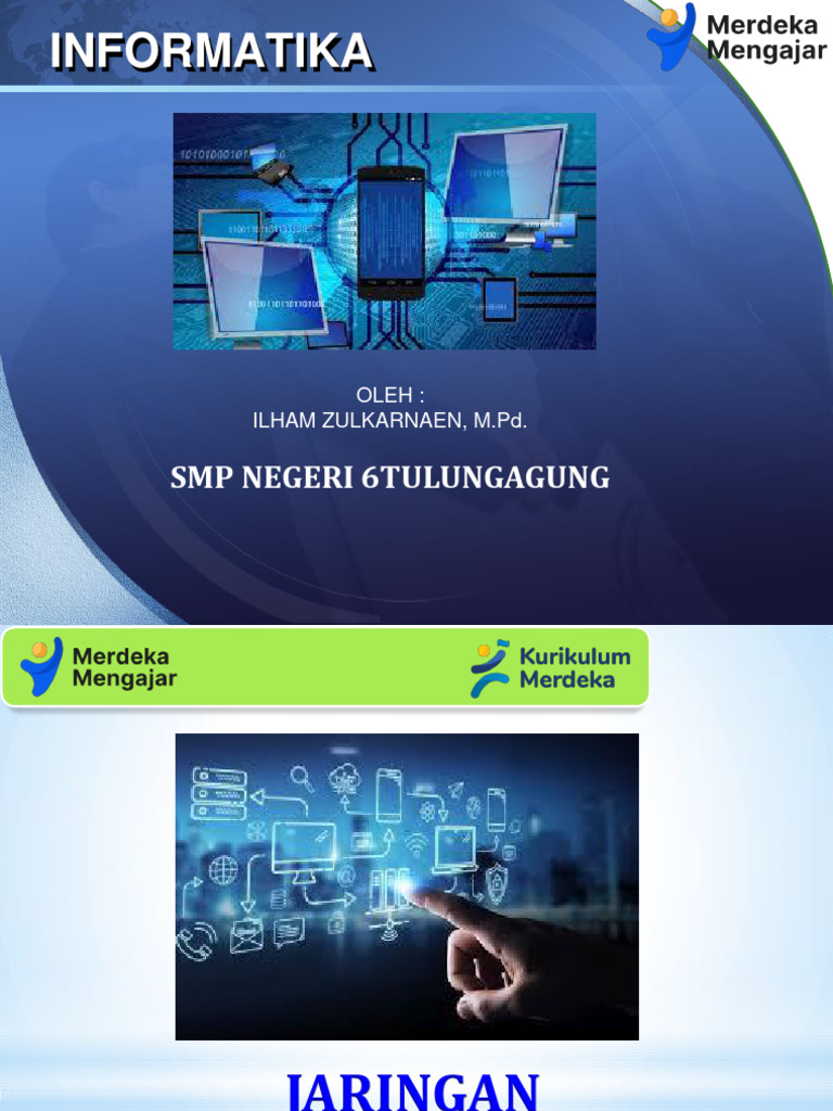 Modul Ajar Informatika - Jaringan Komputer Dan Internet - Fase D | PDF Modul Ajar Informatika - Jaringan Komputer Dan Internet - Fase D | PDF