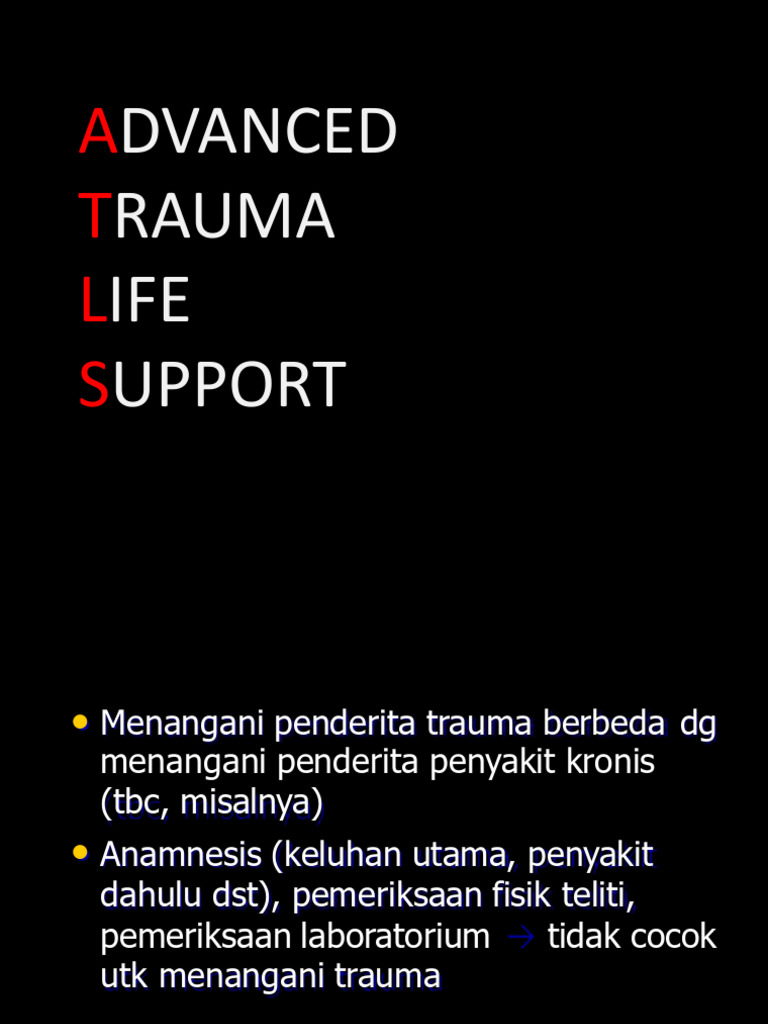 Kegawatan Atls | PDF