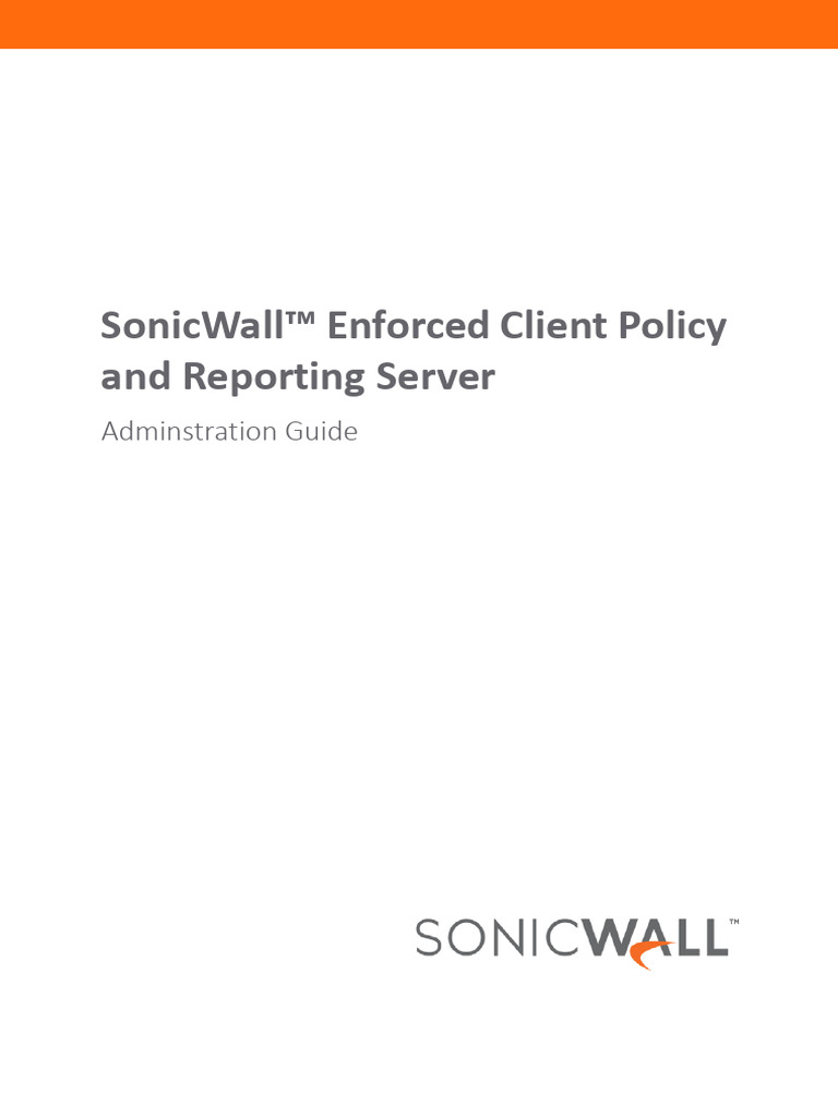 Enforced Client Policy and Reporting Server 2.3 Admin Guide | Download ...