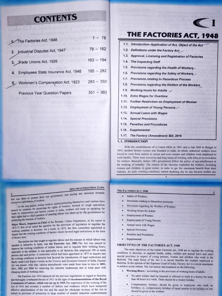 The Factories Act, 1948 | PDF