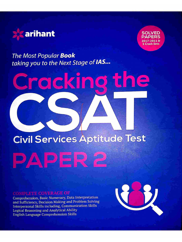 CSAT by Arihant-Copy For UPSC Prelims | PDF
