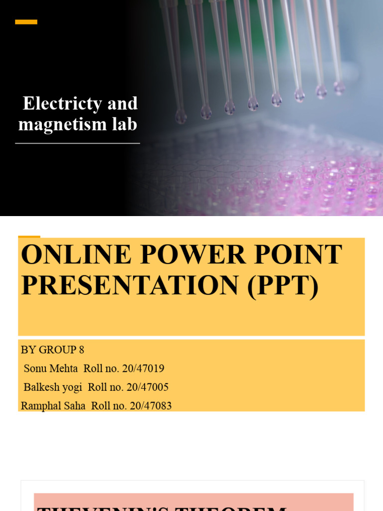 Thevenin's theorem | PDF | Electrical Network | Electrical Resistance And Conductance
