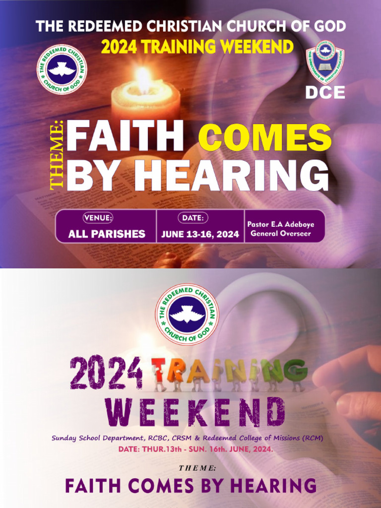 2024 Training Weekend Final | PDF