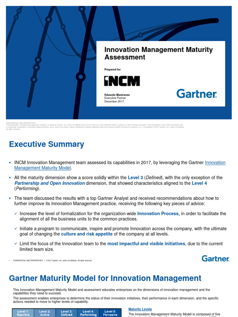 INCM - Innovation Management Maturity Assessment | PDF | Innovation ...