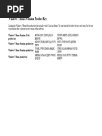 Windows Vista Product Keys List | PDF | Microsoft | Personal Computers