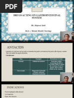 List of Common Antacid Drugs | PDF | Pharmacology | Gastroenterology