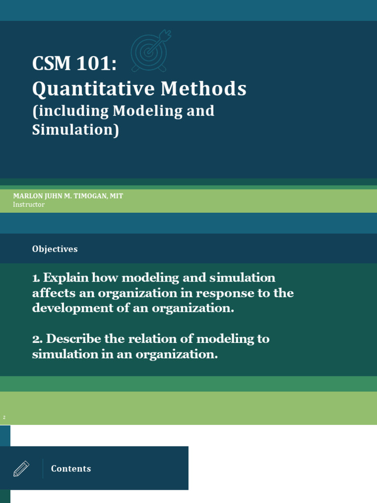 Quantitative Models-lecture 1 | PDF | Quantitative Research | Analysis Quantitative Models-lecture 1 | PDF | Quantitative Research | Analysis