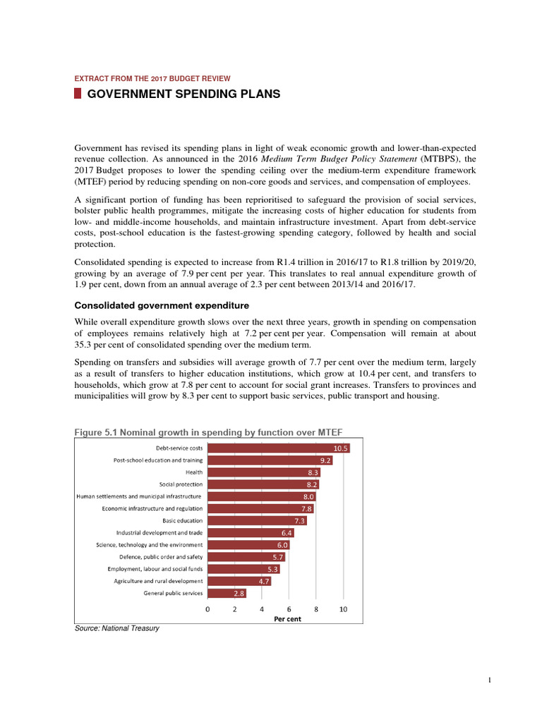 BR4. Spending plans | PDF | Infrastructure | Government Spending