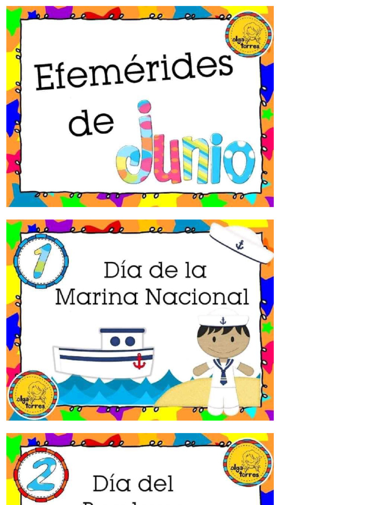 Efemerides Junio Olga Torres | PDF