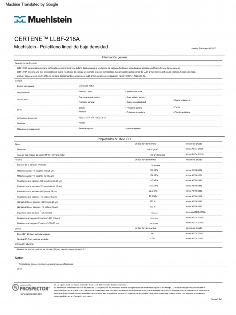 Certene LLBF 218a | PDF | Ingeniería de Edificación | Materiales