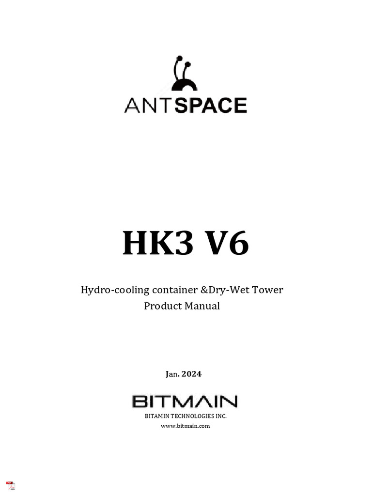 AntSpace HK3 on-Site Installation Manual V6 | PDF | Valve | Evaporation