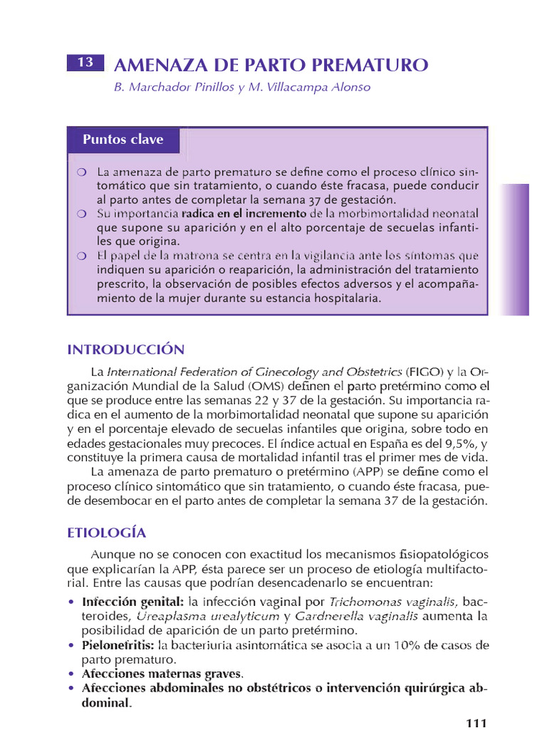 AEM Sergio Castán Mateo, José Javier Tobajas Homs, Sofía Gotor Colás | PDF | Parto prematuro ...