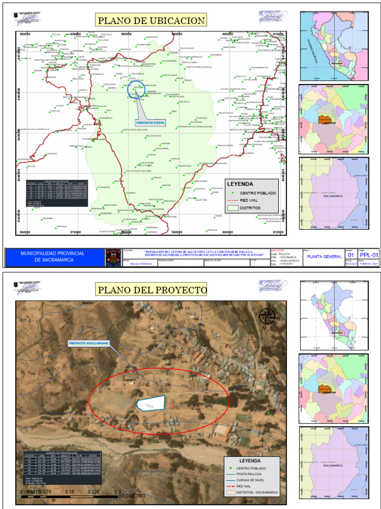 Proyecto Posta Pallcca Mapas | PDF