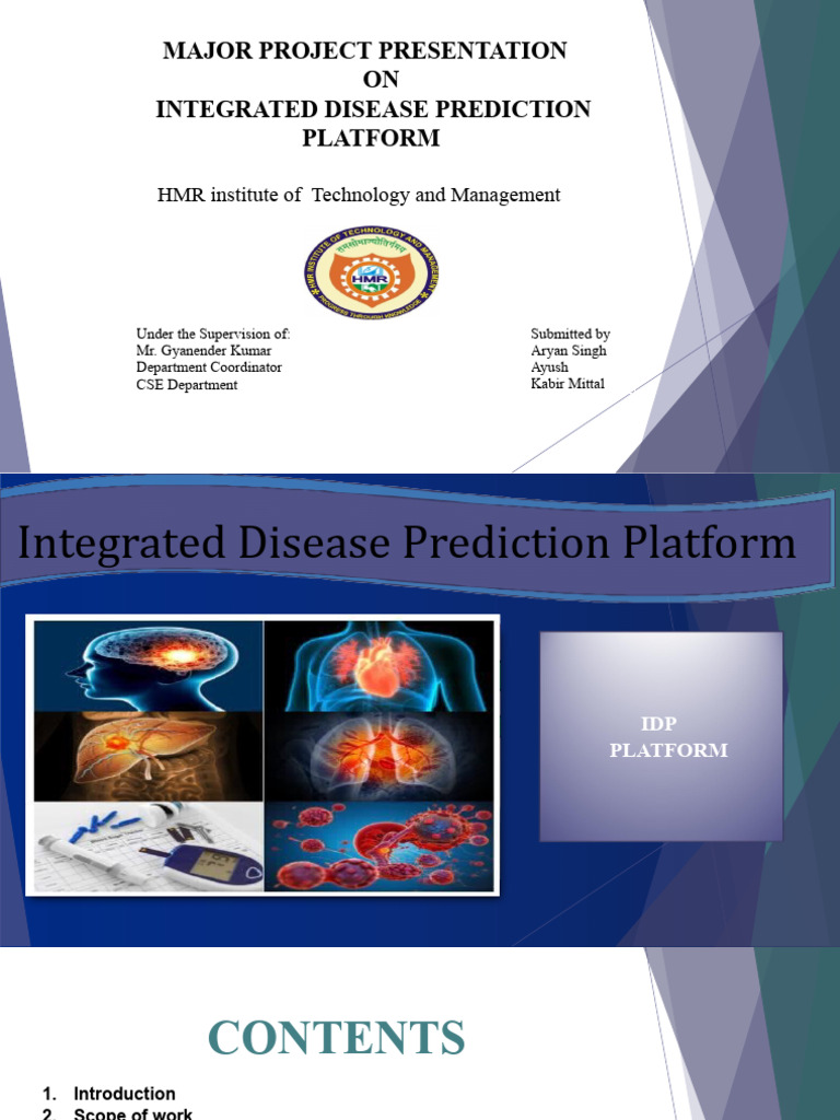 Integrated Disease Prediction Platform Using Machine Learning Models