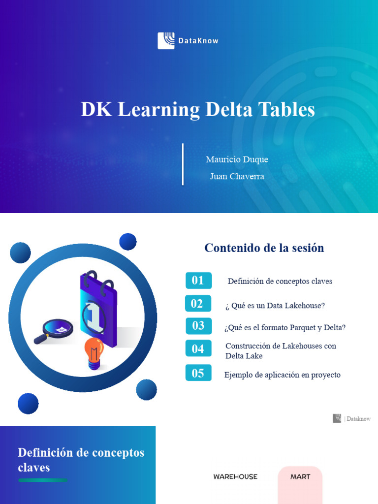 DK Learning Delta tables | PDF | Almacén de datos | Recuperación de ...