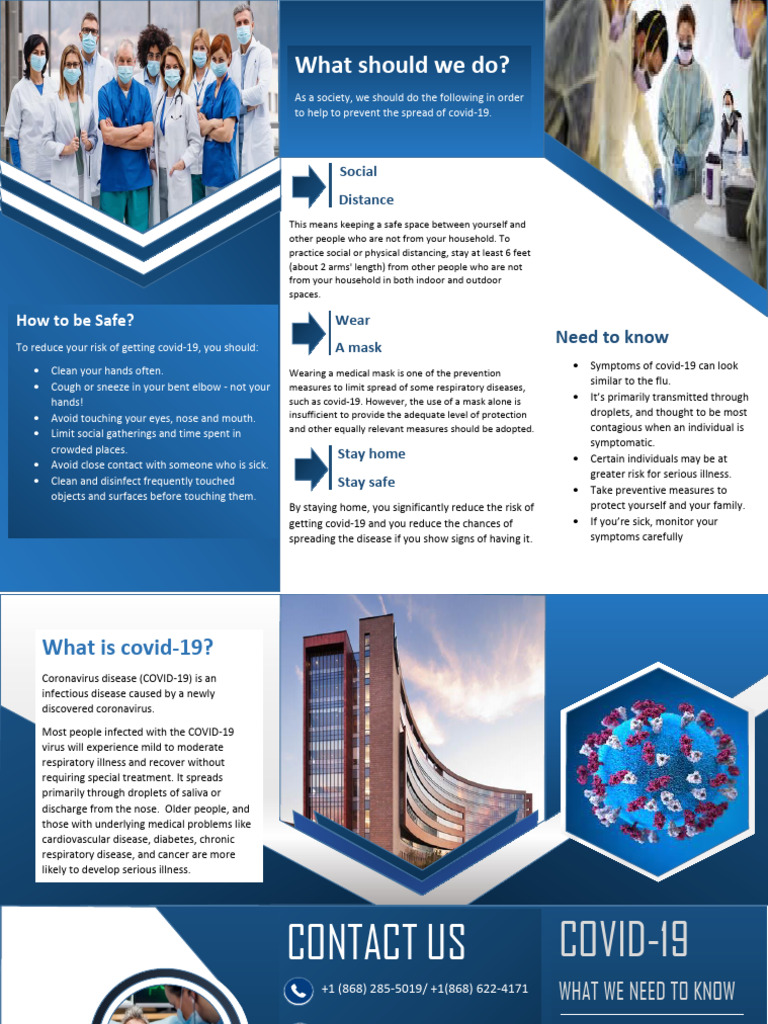 Covid 19 Information Brochure | PDF | Infection | Epidemiology