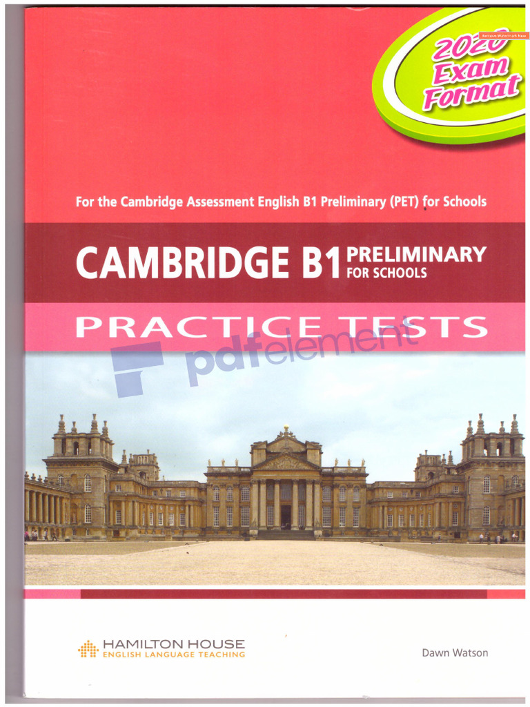 Cambridge B1 Preliminary Practice Tests | PDF