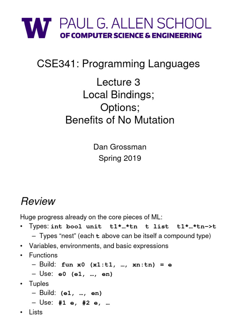 Lec 3 Slides Pdf Scope Computer Science Computer Programming