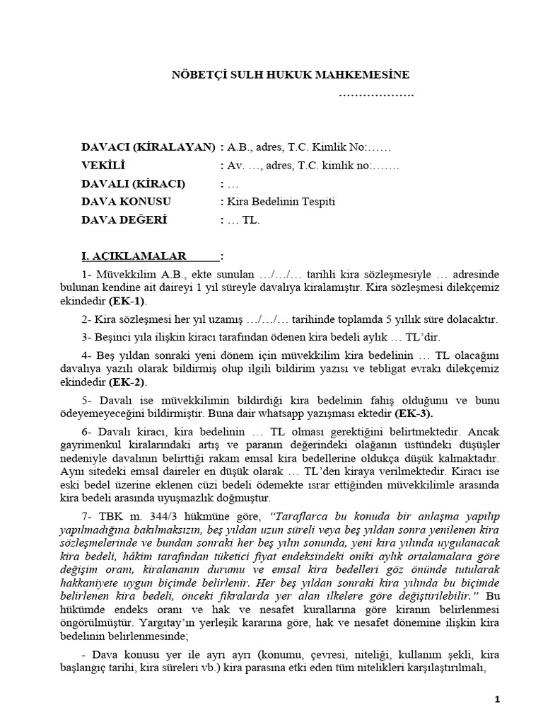 Nöbetçi Sulh Hukuk Mahkemesine | PDF