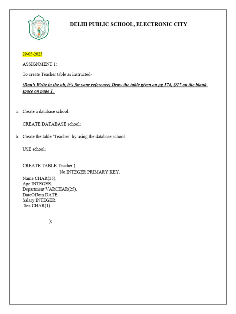 Practical File | Download Free PDF | Text File | Databases