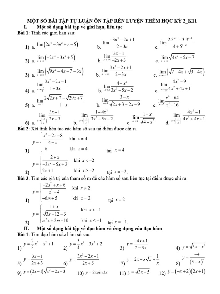 BaitapTL Bosung OntapHocky2 K11 | PDF