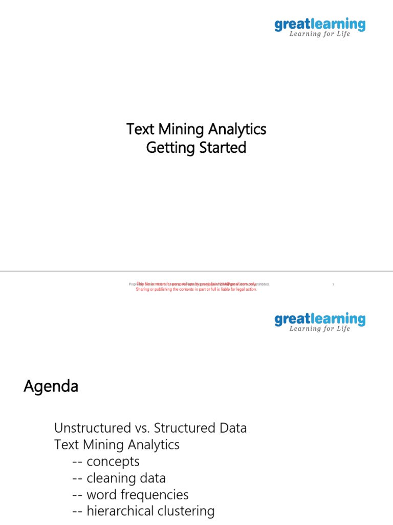 Text+Mining | Download Free PDF | Analytics | Information Science