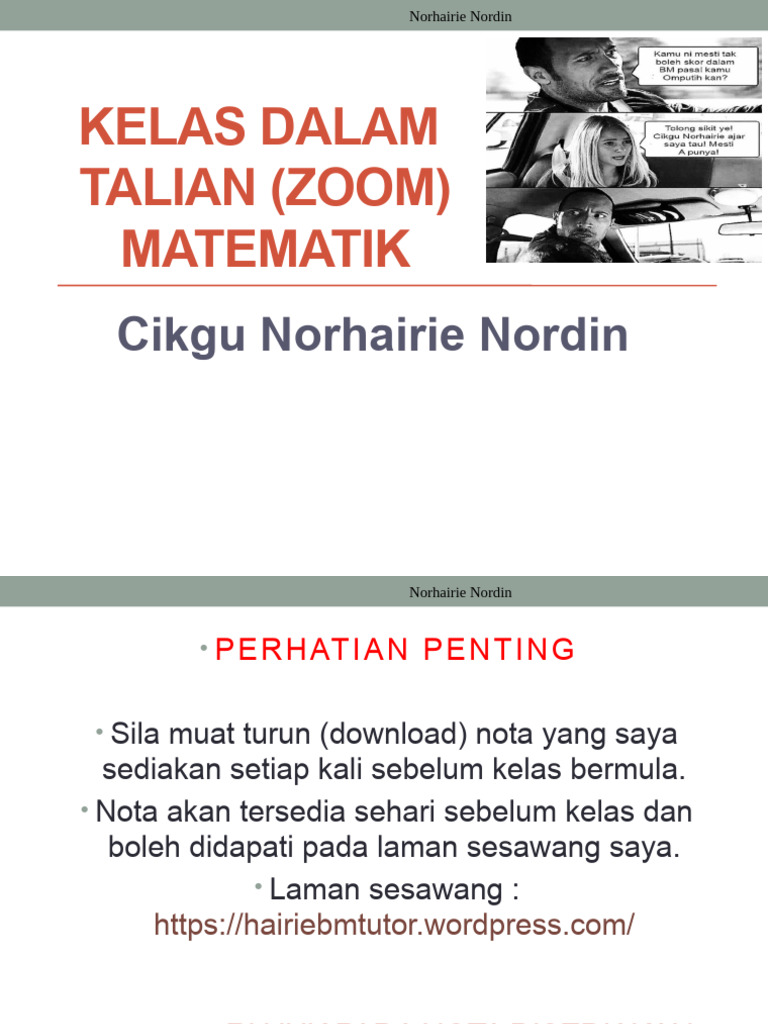 Kelas Dalam Talian Math Pecahan | PDF