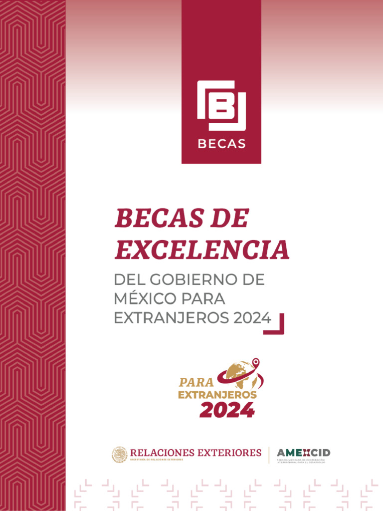 2024 Convocatoria Beca de Excelencia 2024 ESP | PDF | México | Visa de ...