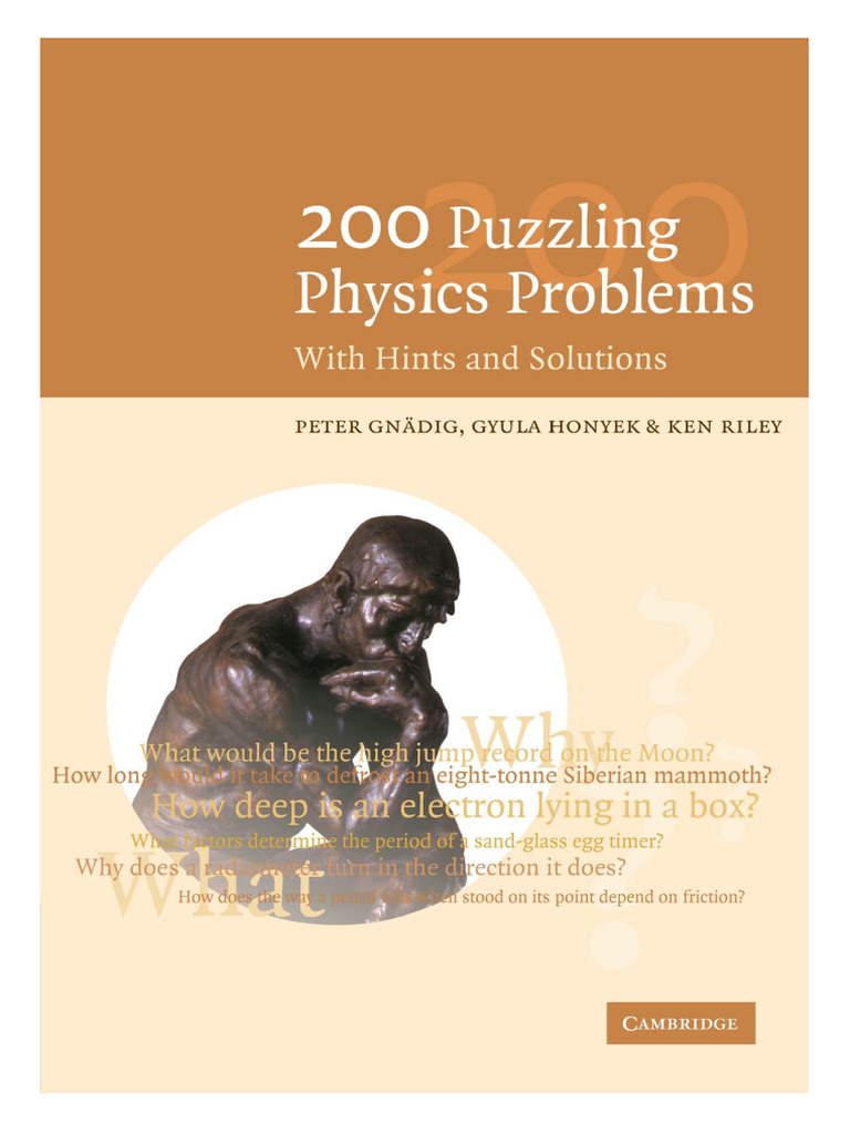200 Puzzling Physics Problems | PDF