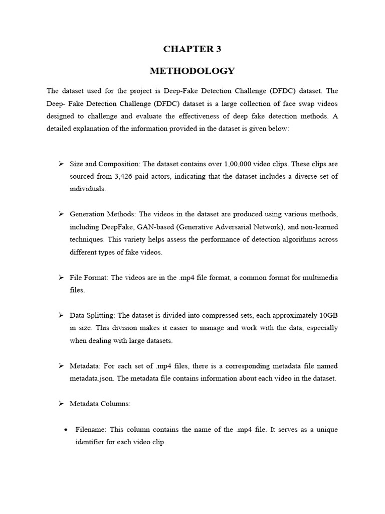 Final Project Methodology | PDF | Metadata | File Format