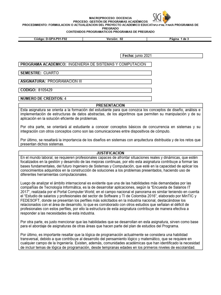 Programacion III | PDF | Software | Programación de computadoras Programacion III | PDF | Software | Programación de computadoras