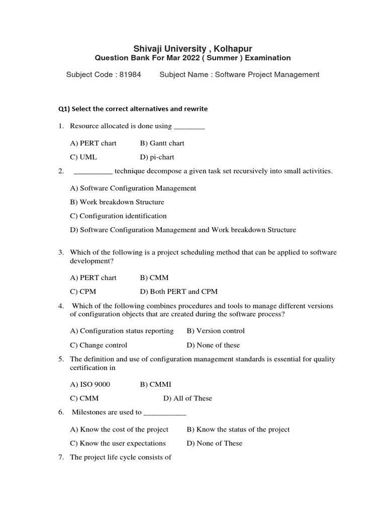 81984-Software Project Management | PDF | Project Management | Systems ...