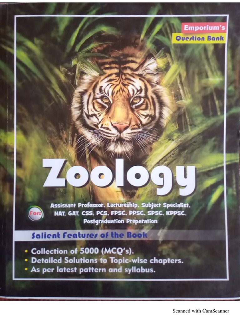 Zoology MCQs | PDF