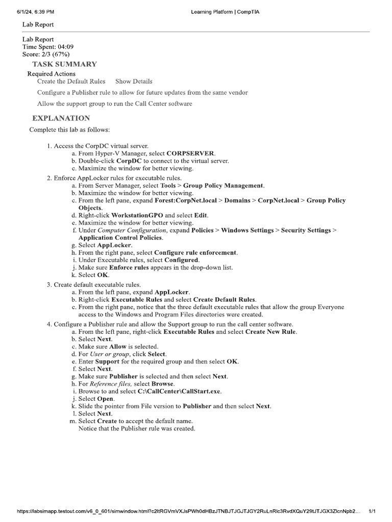 Configure Bitlocker | PDF
