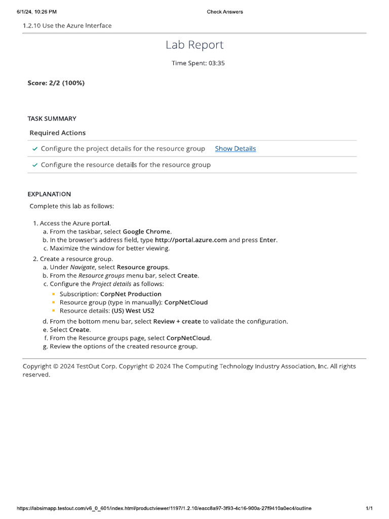 Use The Azure Interface Pdf
