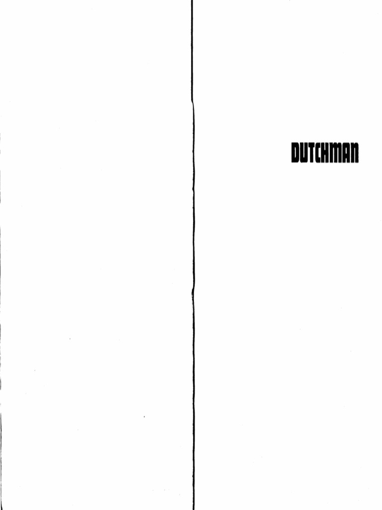 Dutchman | PDF