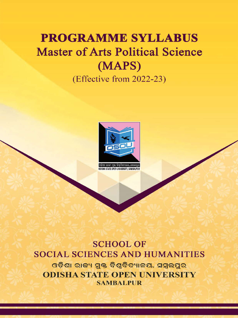 Osou Maps Syllabus | PDF | International Relations | Liberal Arts Education Osou Maps Syllabus | PDF | International Relations | Liberal Arts Education