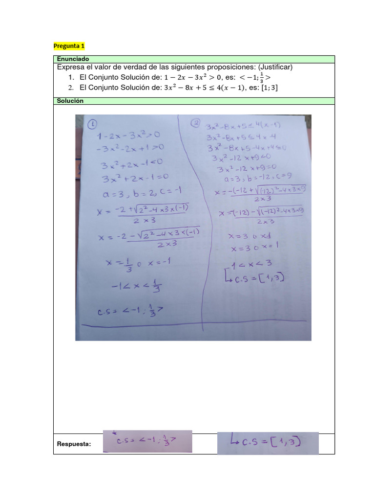 Formato de Soluci N de Desarrollo para Estudiante | PDF Formato de Soluci N de Desarrollo para Estudiante | PDF