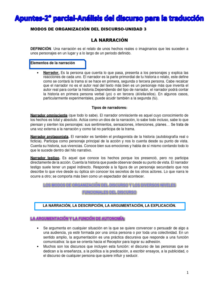 2024 A-Apuntes-2°parcial-Adt | PDF | Narración | Ensayos